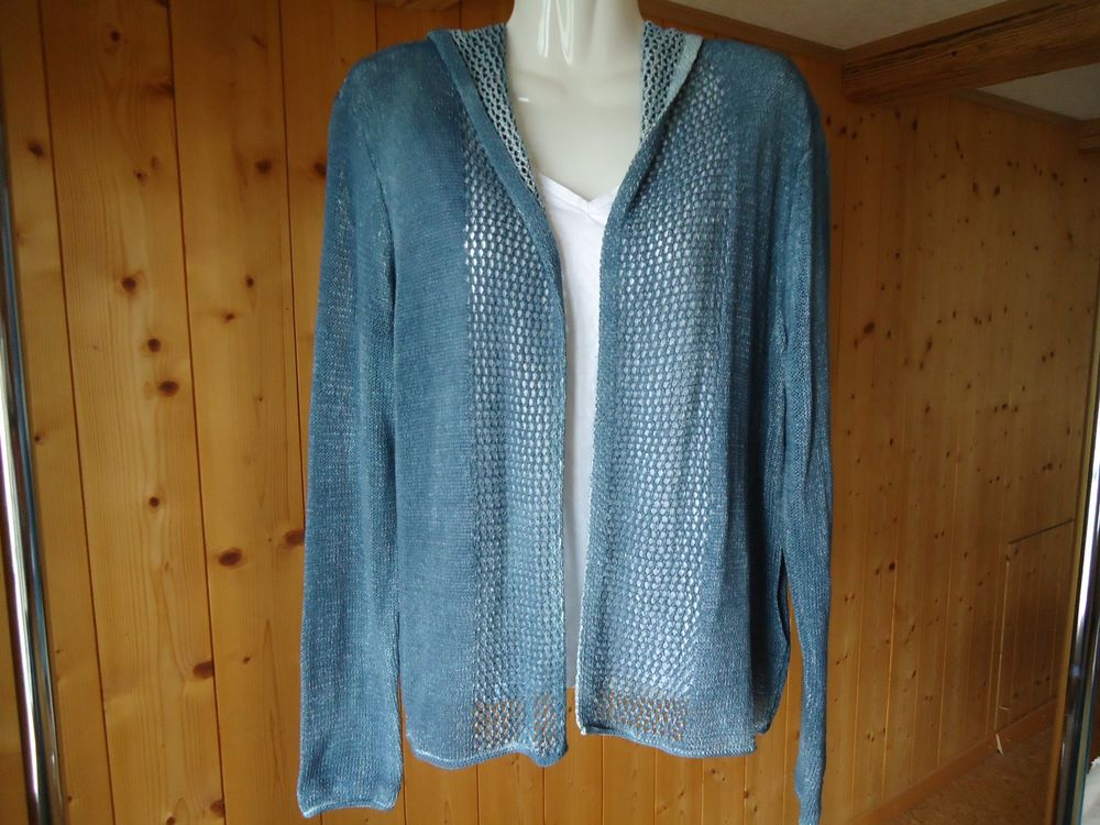 NILE - neuwertige, leichte Strickjacke, jeansblau, in Gr. L (Neu (gemäss Beschreibung)) in ...
