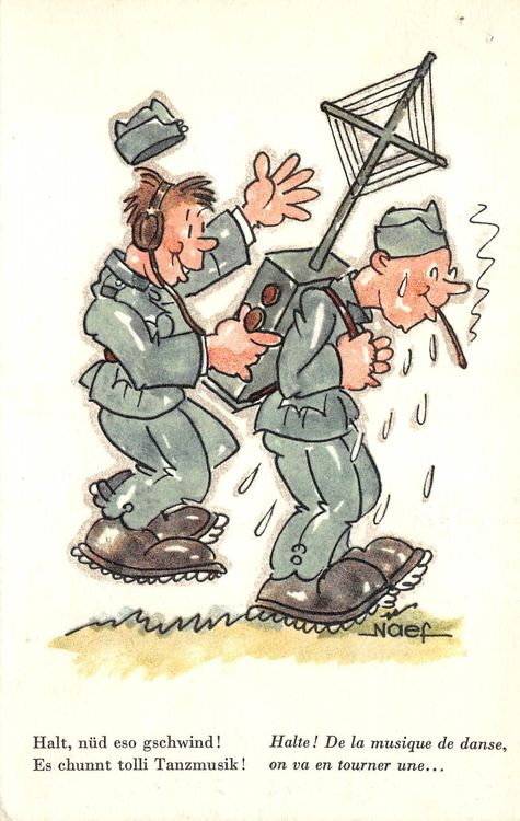 Militär Humor, Funker (Gebraucht) in Ottikon b.Kemptth. für CHF 2 – mit ...