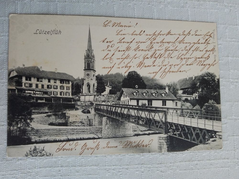 Alte PK / Lützelflüh - gelaufen 1903 (Gebraucht) in Brugg AG für CHF 15 ...
