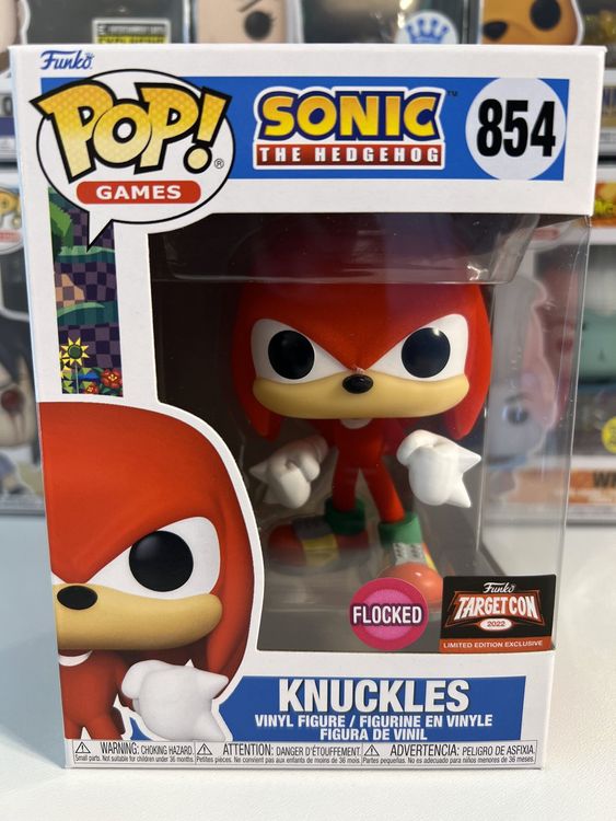 Funko POP! Games Sonic the Hedgehog Knuckles Edition Limitée (Neu und ...