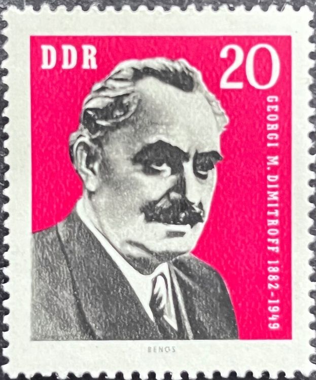 DDR Briefmarke Georgi Dimitroff 20 Pf. | Kaufen auf Ricardo
