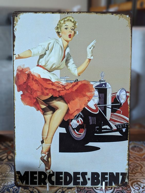Retro metal sign Mercedes Benz (Gebraucht) in Schlieren für CHF 10 ...