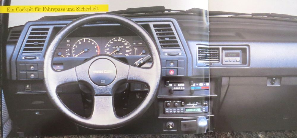 Prospekt Nissan Sunny GTI 16V von 1988 inkl. Preisliste CH | Kaufen auf Ricardo