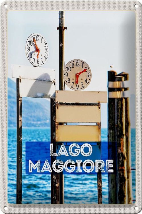 Blechschild-LAGO MAGGIORE-SCHIFFSSTATION (Neu und originalverpackt) in Rupperswil für CHF 16.95 ...