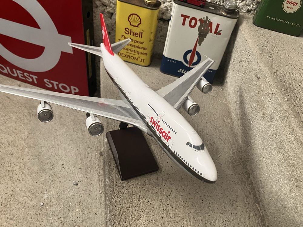 Swissair Boeing 747 Large Model! Zürich HB-IGF (Neu (gemäss ...