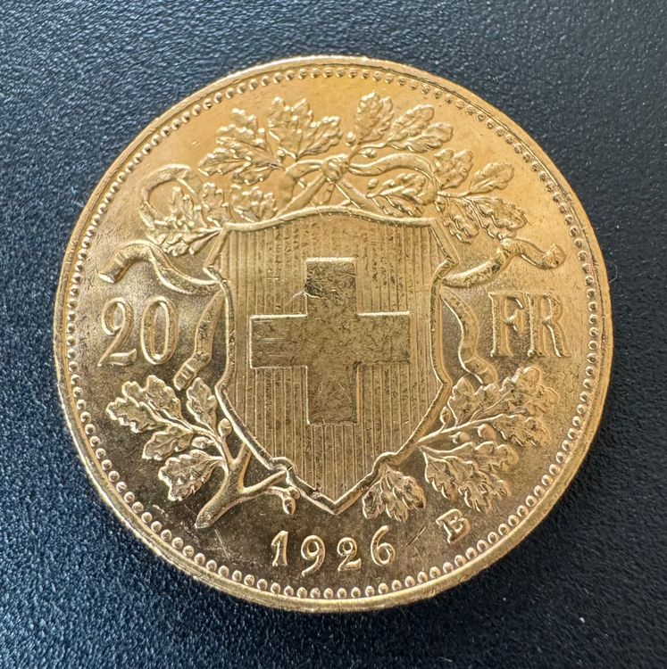 Goldvreneli - 20 Fr. - 1926 - selten | Kaufen auf Ricardo