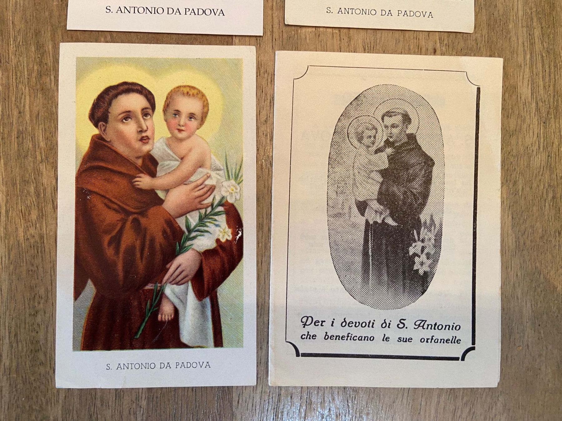 4 Heiligenbilder S. Antonio da Padova Antonius Padua (Gebraucht) in ...