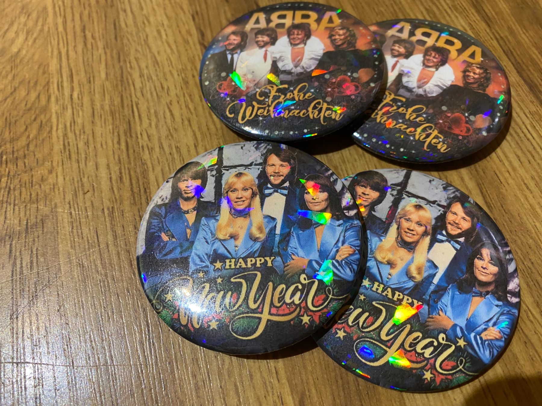 ABBA Ansteck und Magnet Badges, Neu! (Neu und originalverpackt) in ...