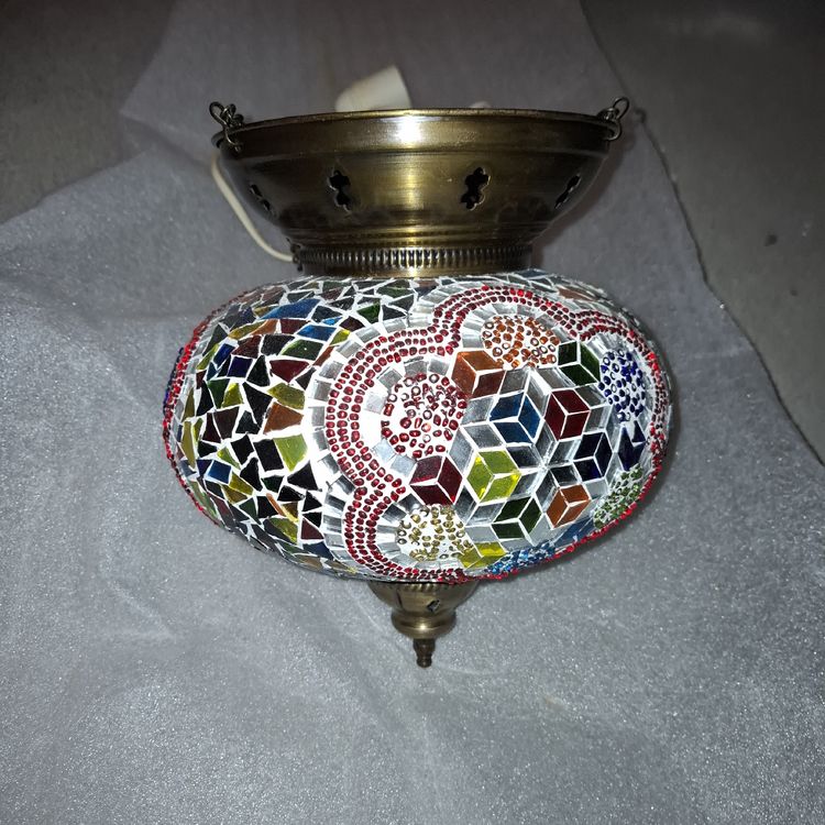 Orientalische Lampe Hängeleuchte mit Spiegel Mosaik | Kaufen auf Ricardo