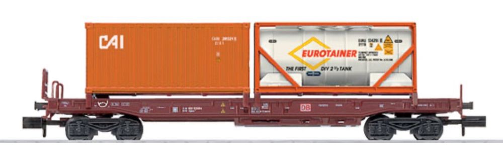 Minitrix Containertragwagen DB, Epoche V, Neuwertig (Gebraucht) in ...
