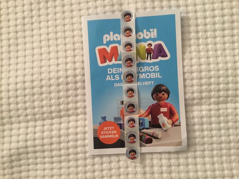 Migros Playmobil Mania Sticker Märkli | Kaufen auf Ricardo