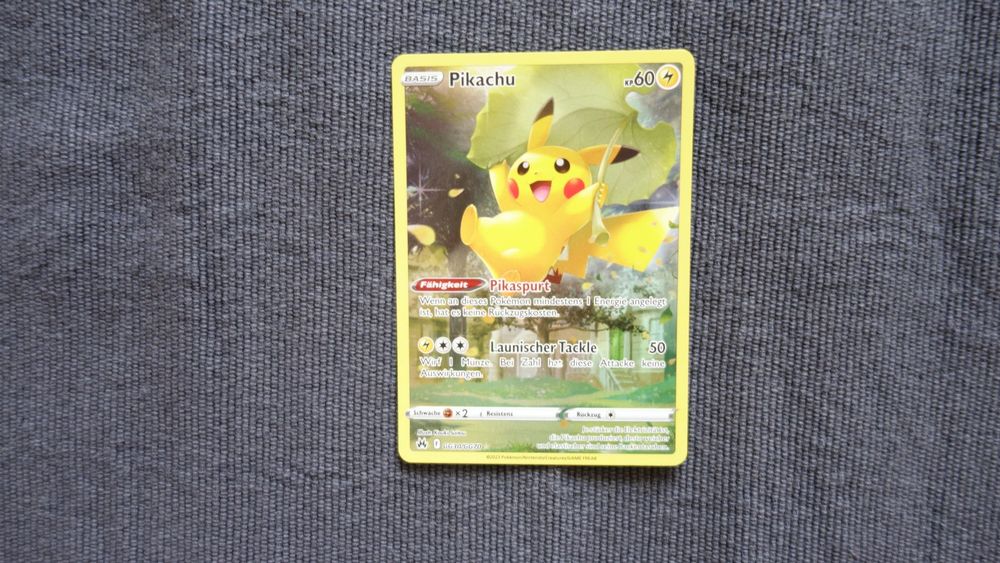 Pikachu Full Art Galarian Gallery Crown Zenith (DE) (Gebraucht) in ...