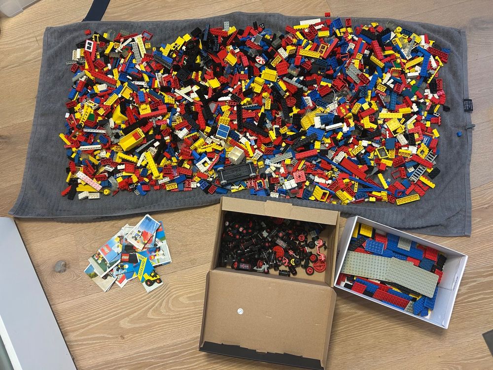 Ca 5.5 kg Lego Konvolut mit Anleitungen Vintage (Gebraucht) in ...