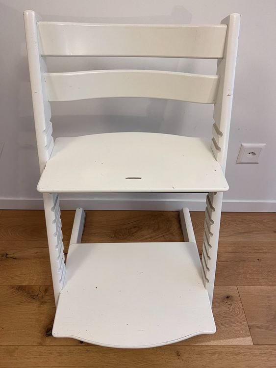 STOKKE Tripp Trapp Hochstuhl weiss | Kaufen auf Ricardo