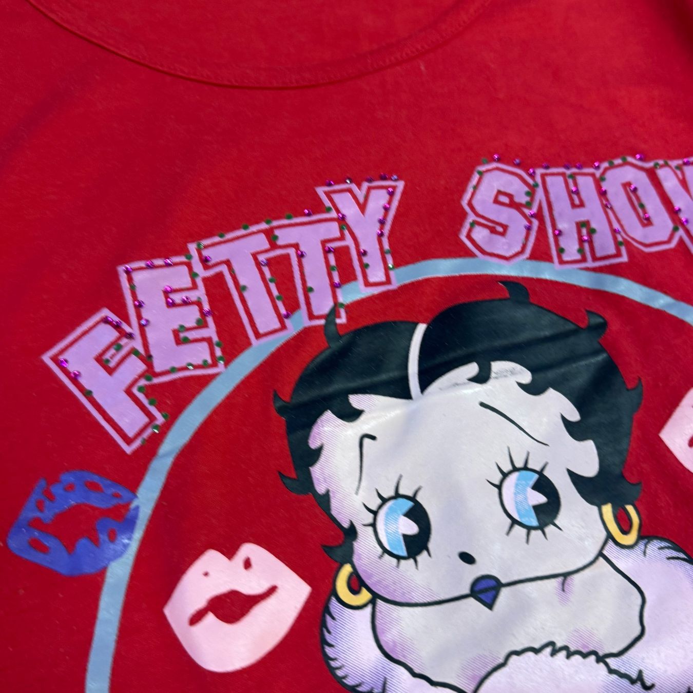 Fetty Show Betty Boop cottage-core long sleeve Damen t-shirt (Gebraucht ...
