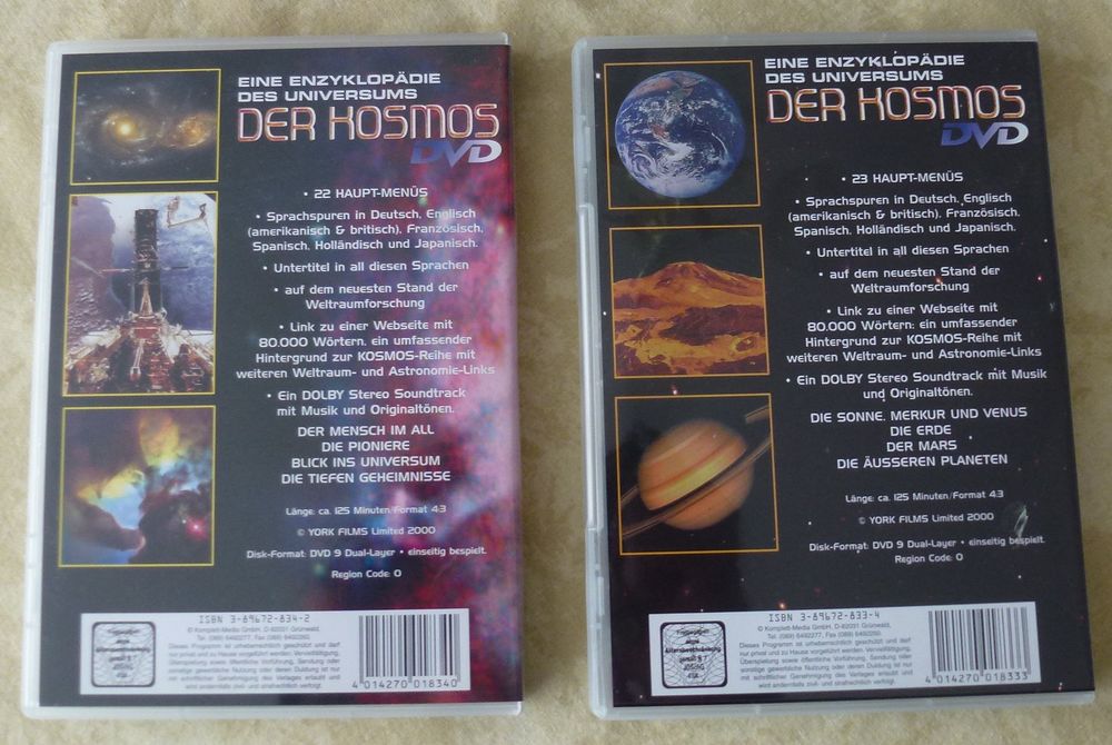 Der Kosmos von A bis Z - Sonnensystem/Weltraum -2 Video-DVD | Kaufen ...