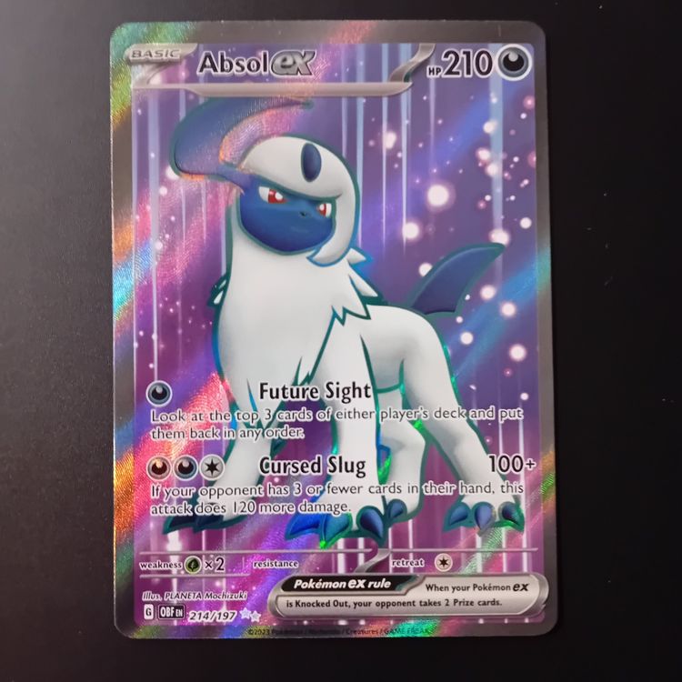 Pokemon Obsidian Flames * Absol ex * FULL ART * NM * FR. 1.- (Gebraucht ...