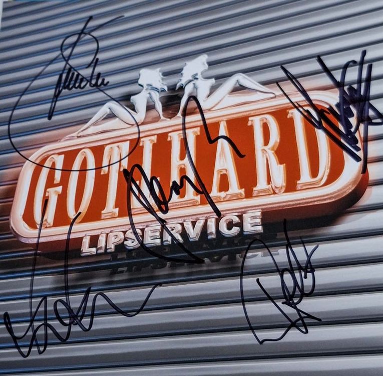 Gotthard Steve Lee - Original in person Autogramm auf Foto | Kaufen auf ...