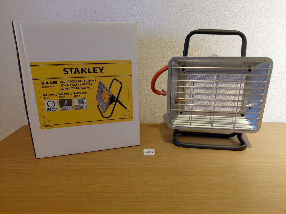 Stanley Radiateur à Gaz Compact 3,4 Kw. Neuf (Neu und originalverpackt ...