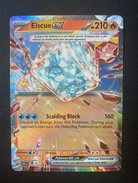 Eiscue ex 42 - Kubuin ex - Obsidian Flames - EN | Kaufen auf Ricardo