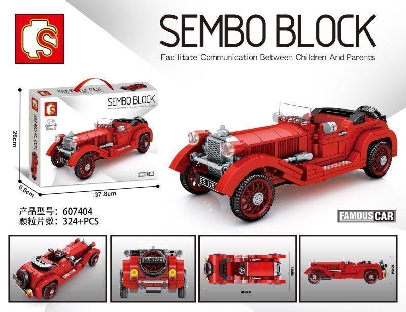 Sembo Klemmbausteine, 2 x Famous Car's Rot & Grün | Kaufen auf Ricardo