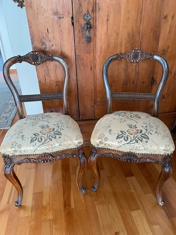 2 Stühle Louis XV (Gebraucht) in Stans für CHF 99 – nur Abholung auf Ricardo kaufen