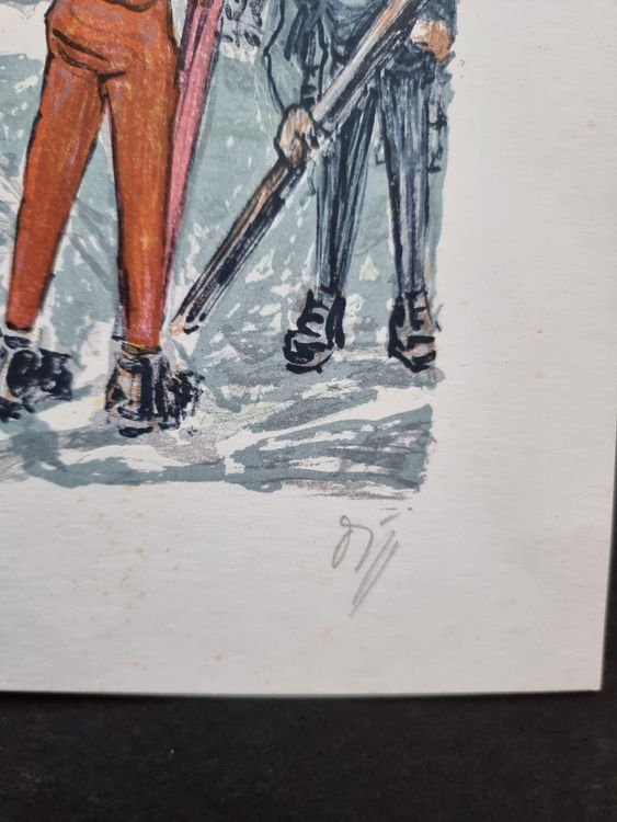 Alex Walter Diggelmann Lithographie handsigniert (Gebraucht) in Gersau ...