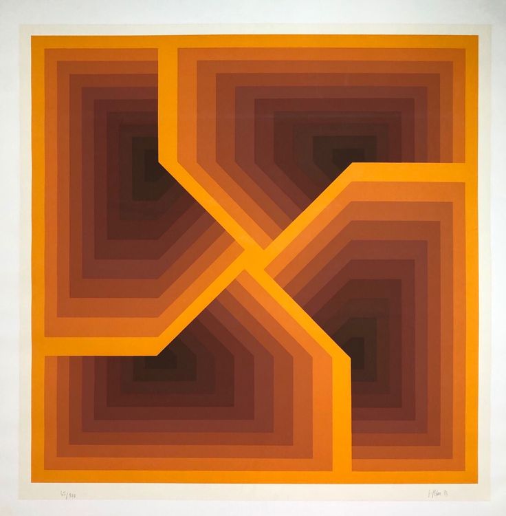 Moderne Serigraphie unleserlich Signiert | Kaufen auf Ricardo