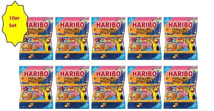 Haribo Halloween Mega Fete mix 800g 10er Set inkl. Versand (Gebraucht ...