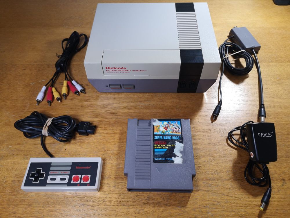 Nintendo NES mit Zubehör inkl. RF Switch und Super Mario | Kaufen auf ...