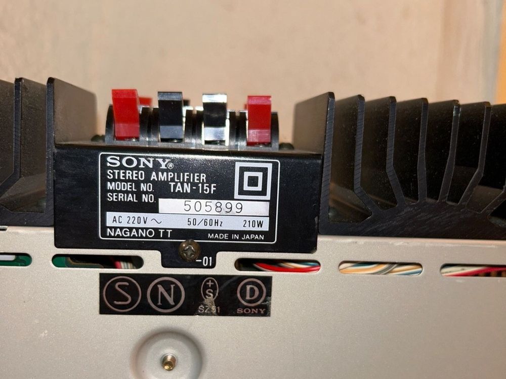 Sony Power Amplifier TAN-15F für Audiophiles (Gebraucht) in Bottmingen ...