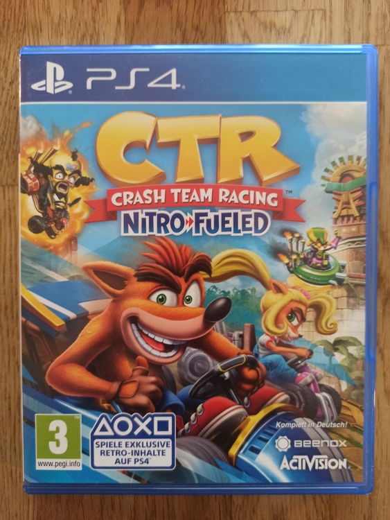 CTR - Crash Team Racing Nitro-Fueled PS4 / PS5 📀🎮📀 (Gebraucht) in ...