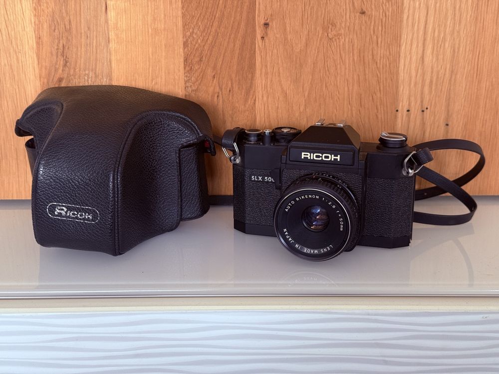 Ricoh SLX 500 Analog Kamera mit Rikenon 50mm Objektiv (Gebraucht) in ...