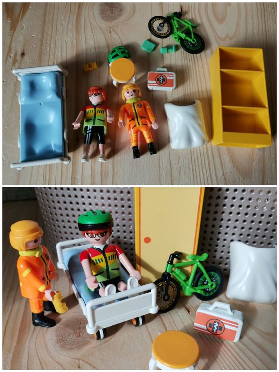 Playmobile Figuren Spital Bett Total 13 teilig tw alt Jahrga (Neu ...