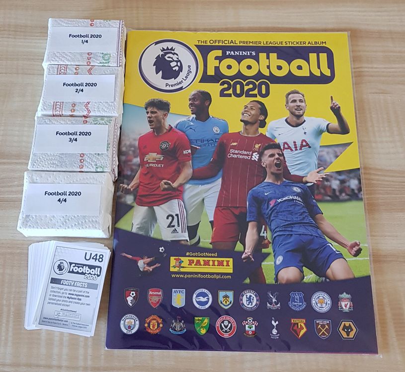 Panini English Premier League Football 2020 Komplettset (Neu und ...