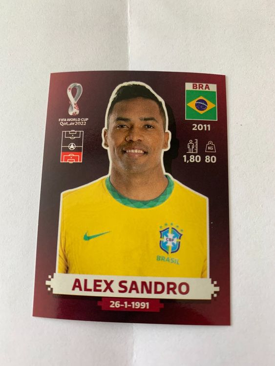Panini WM 2022 Alex Sandro BRA 5 (Gebraucht) in Reinach BL für CHF 0.3 ...