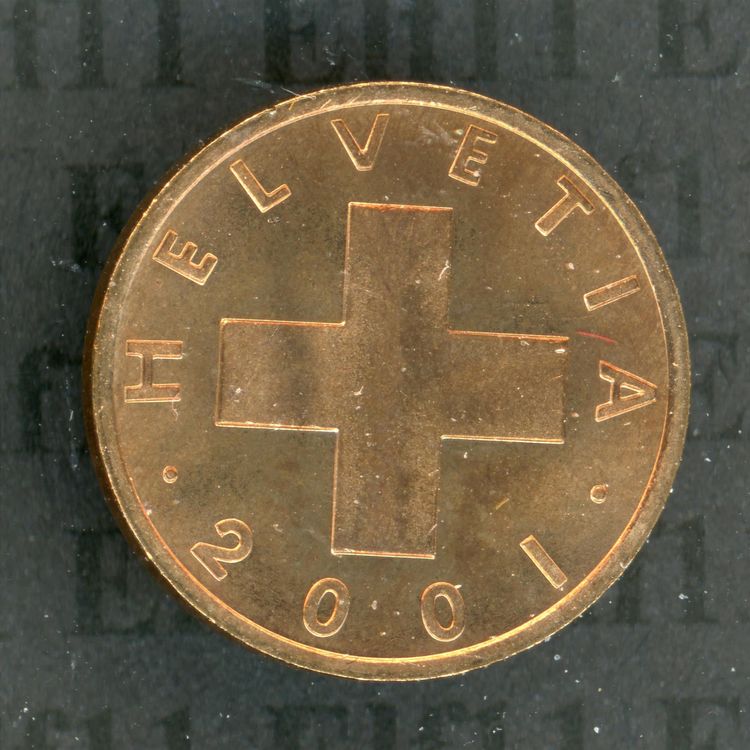 CHF___0.01 2001 unz 1 Rappen (Neu (gemäss Beschreibung)) in Widnau für CHF 2 – mit Lieferung auf ...