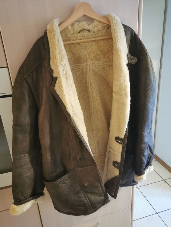 Manteau véritable peau de mouton retournée homme (Gebraucht) in Villars ...