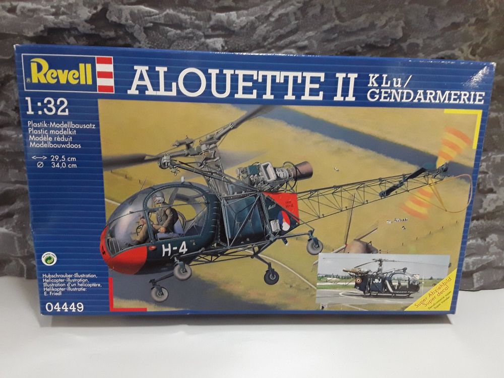 Revell _ Helikopter _ ALOUETTE II _ Klu Gendarmerie _ 1:32 | Acheter ...