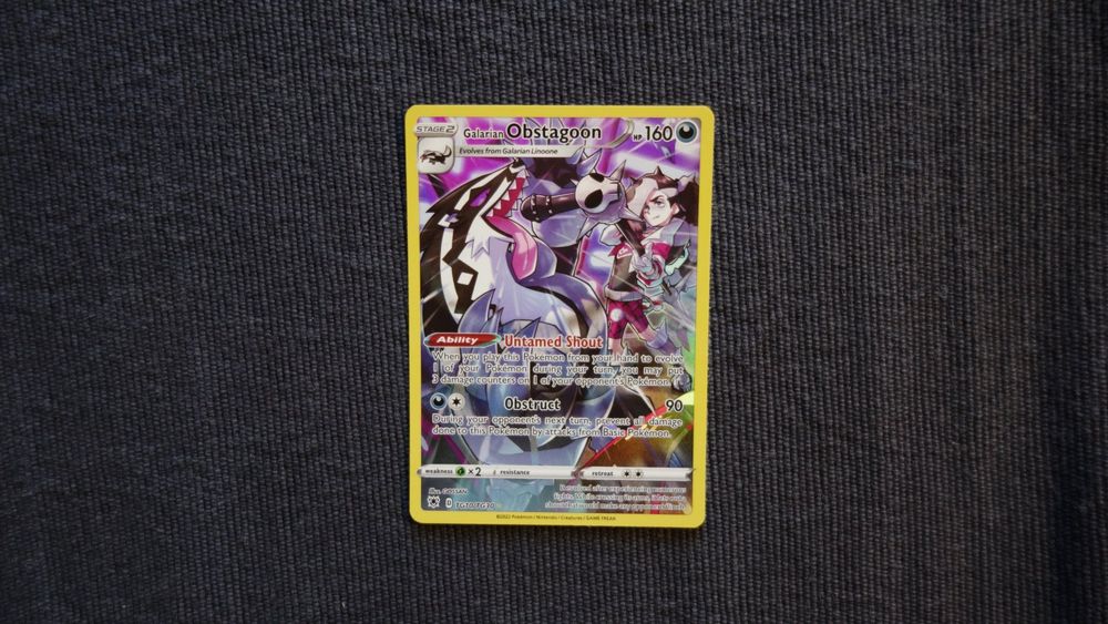 Galarian Obstagoon Astral Radiance Full Art Trainer Gallery | Kaufen ...