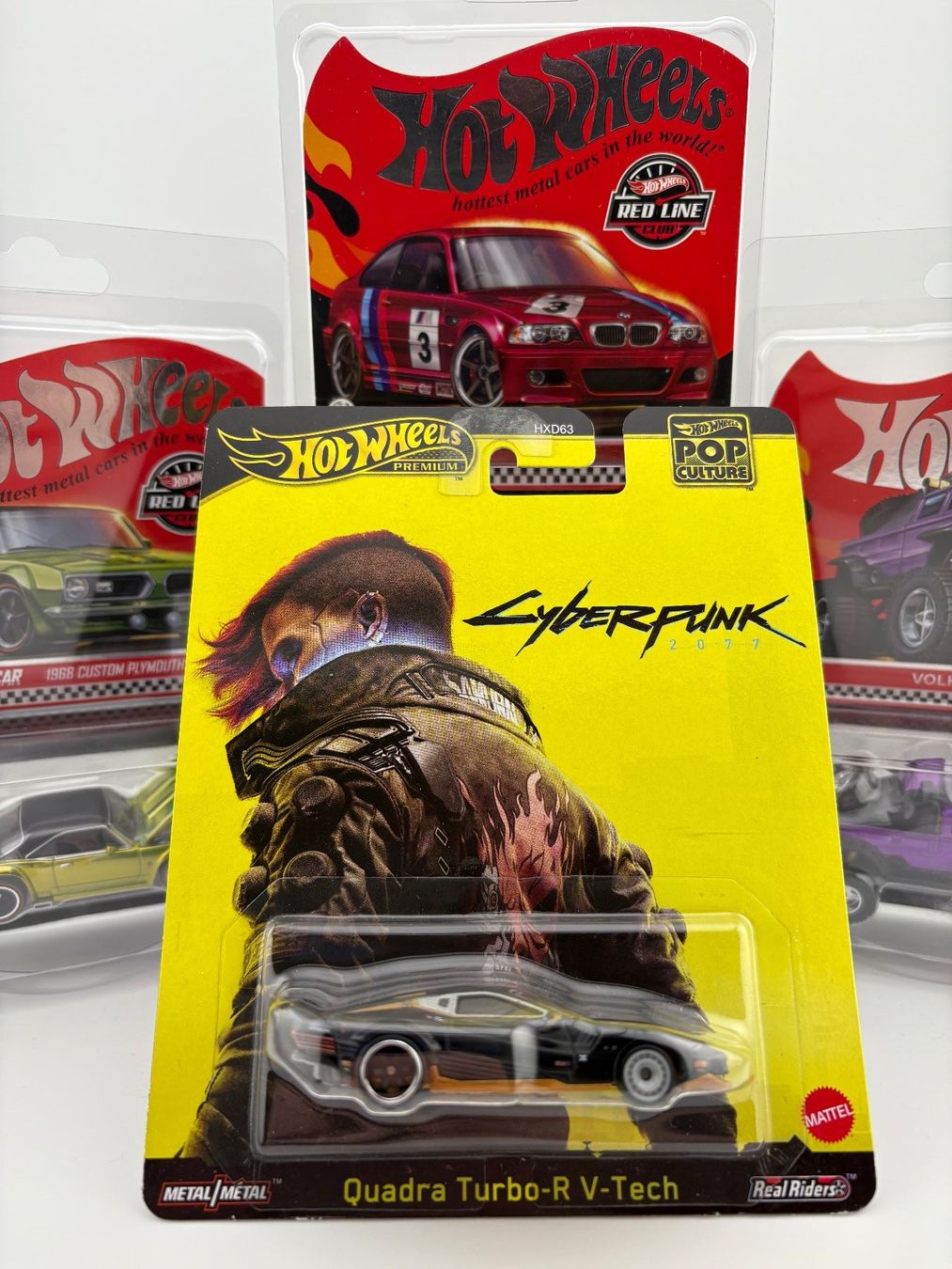 Hot Wheels Quadra Turbo-R V-Tech Cyberpunk 2077 Premium (Neu und ...