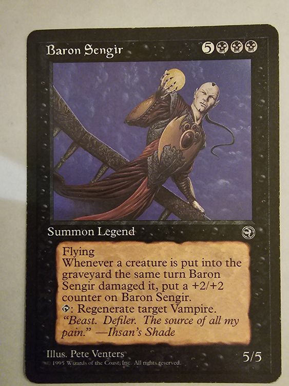 Magic: The Gathering – Baron Sengir - (Gebraucht) in Wisen SO für CHF 2 ...