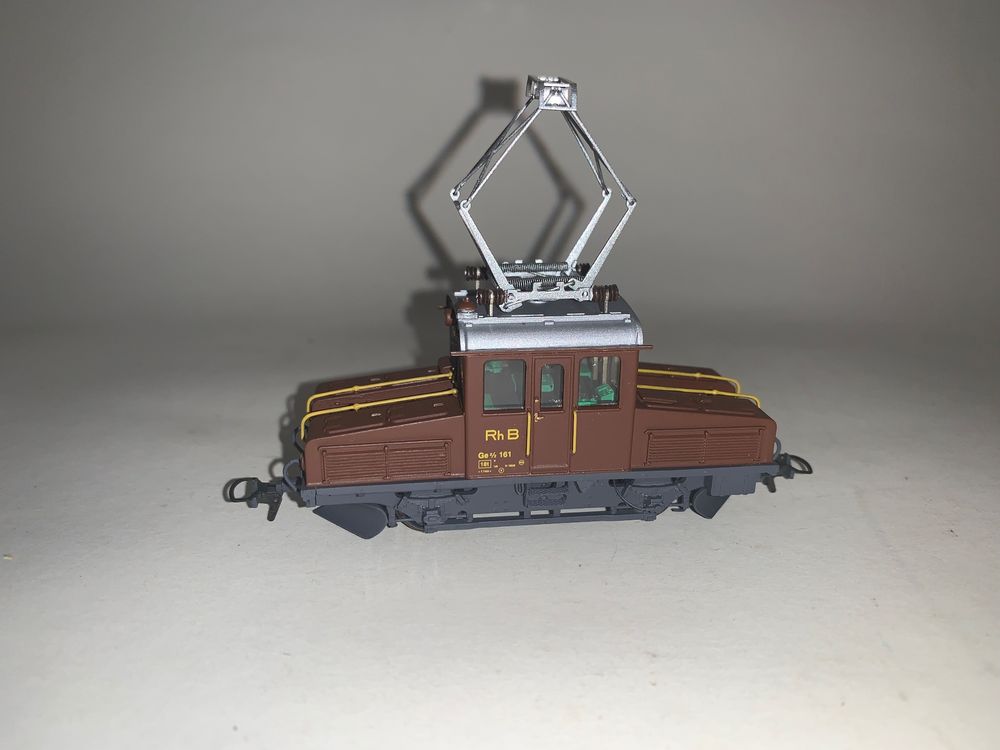 BEMO H0m: 1277 141 RhB Ge 2/2 161 Nostalgie-Rangierlok (Neu und ...