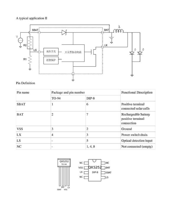 IC 5252 4-Pol LED Driver IC Chip Solar (Neu und originalverpackt) in ...