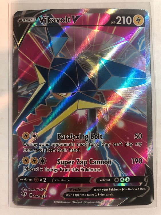 Vikavolt V (Full Art, Ultra Rare, D. Abl (Neu (gemäss Beschreibung)) in ...