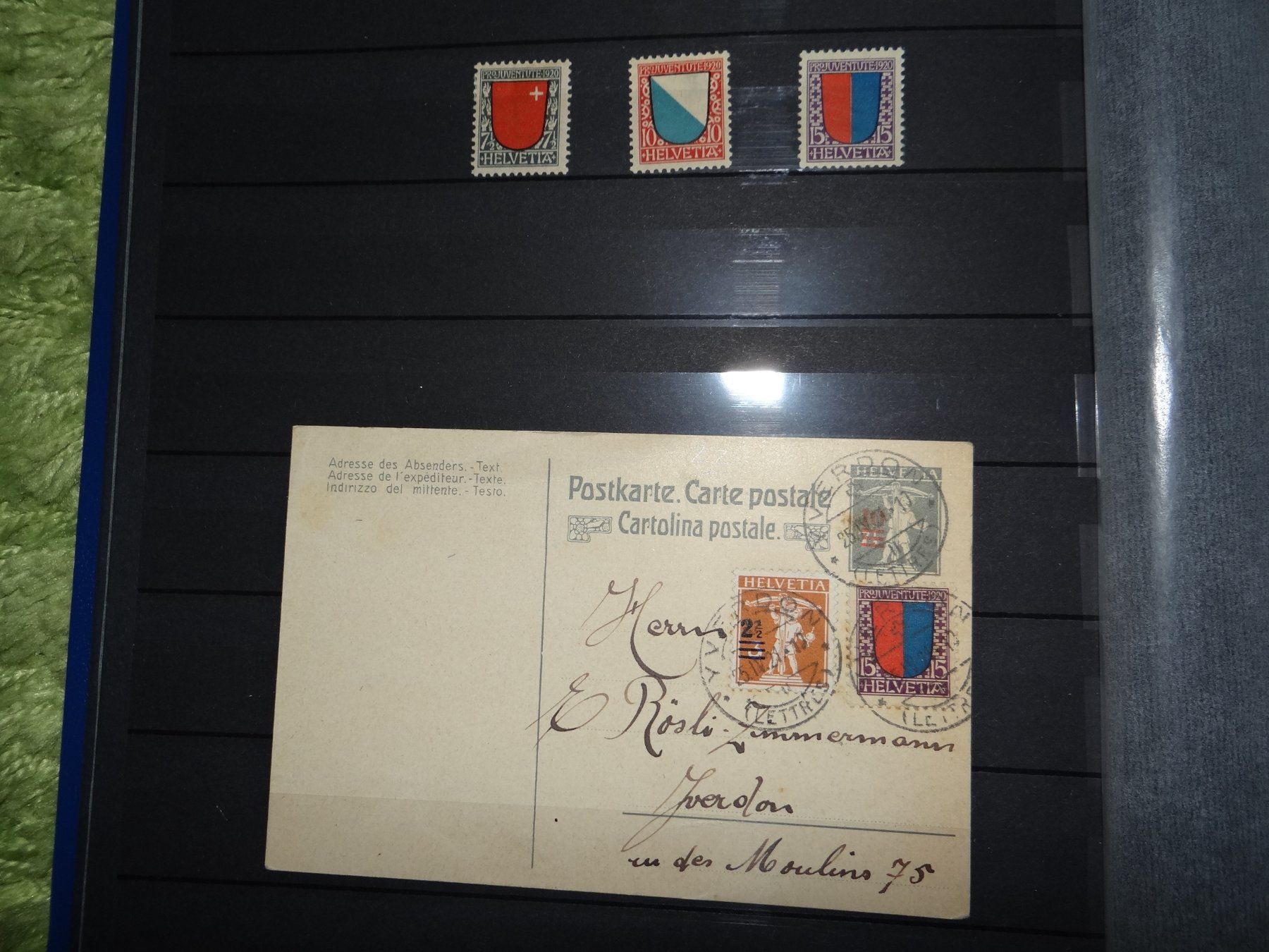 Sammlung Pro Juventute ungestempelt**/* mit Briefen ab 1.-- (Gebraucht ...