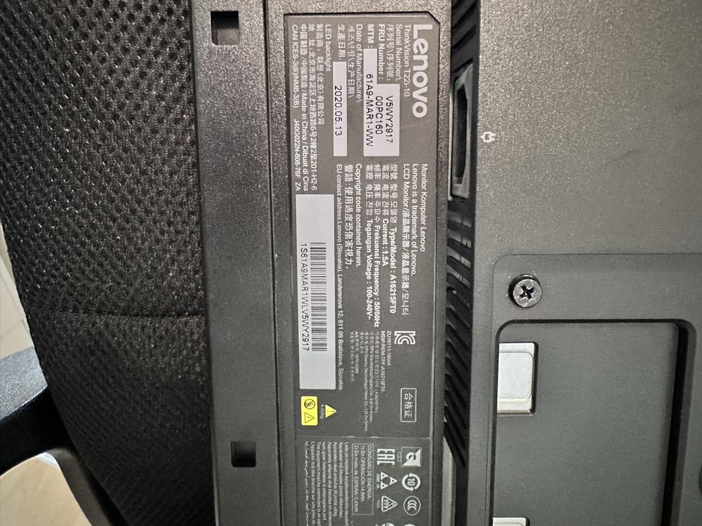 Lenvo ThinkVision T22i-10 Monitor | Kaufen auf Ricardo