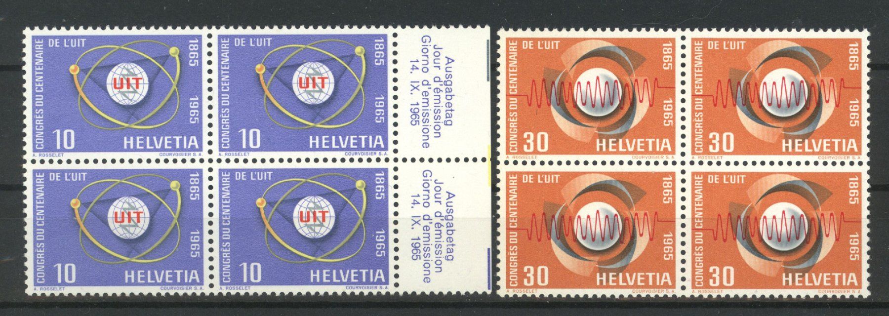 1965, Sondermakren zum UIT-Kongress ** (Gebraucht) in Willisau für CHF 3.5 – mit Lieferung auf ...