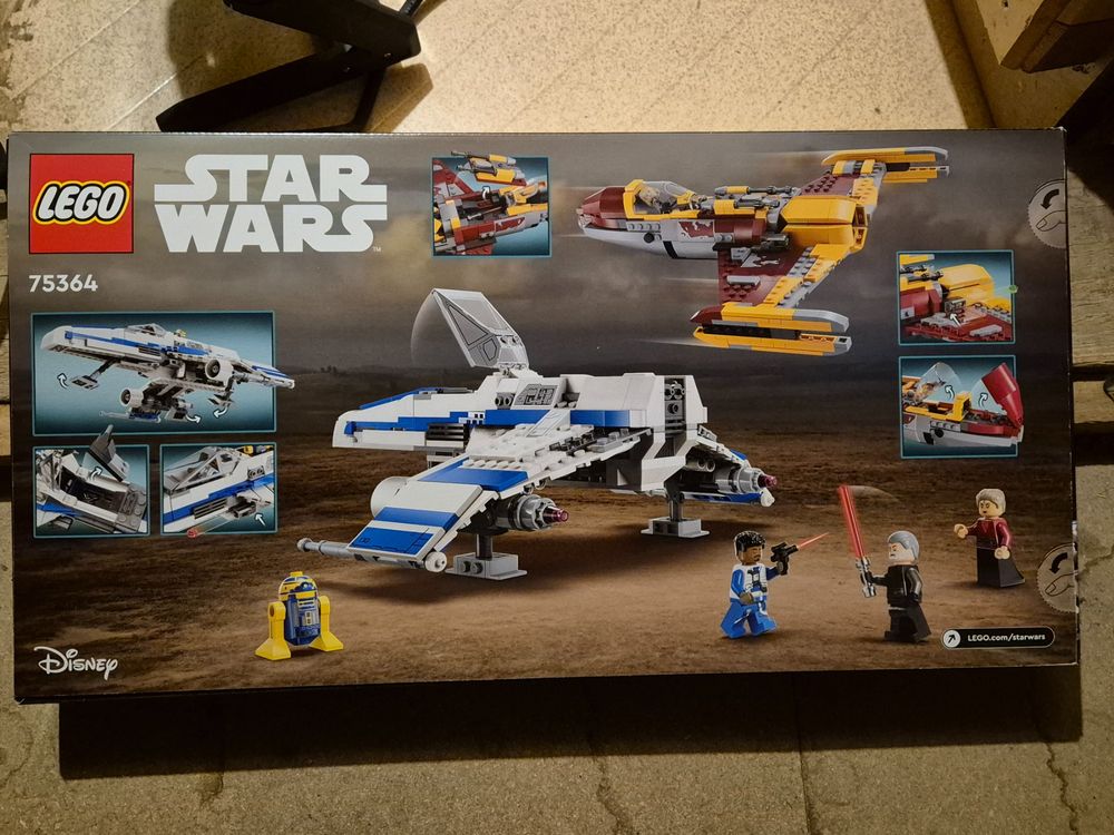 LEGO 75364 Star Wars New Republic E-Wing vs. Shin Hati Set! (Neu und ...
