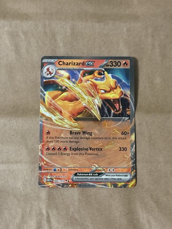 Mew 151 Charizard EX 006/165 (Gebraucht) in Thônex für CHF 5.9 – mit ...